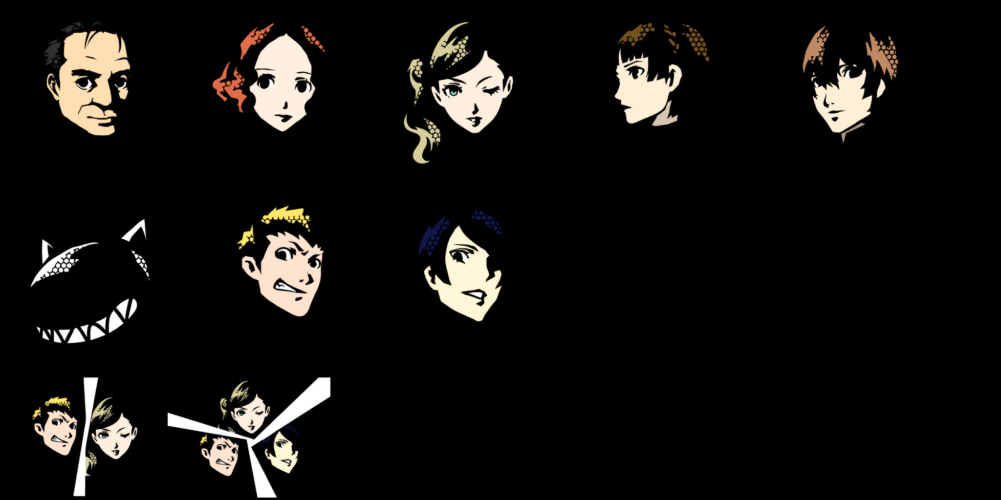 Colored Text Message Chat Icons Mod for Persona 5 | P5 Mods