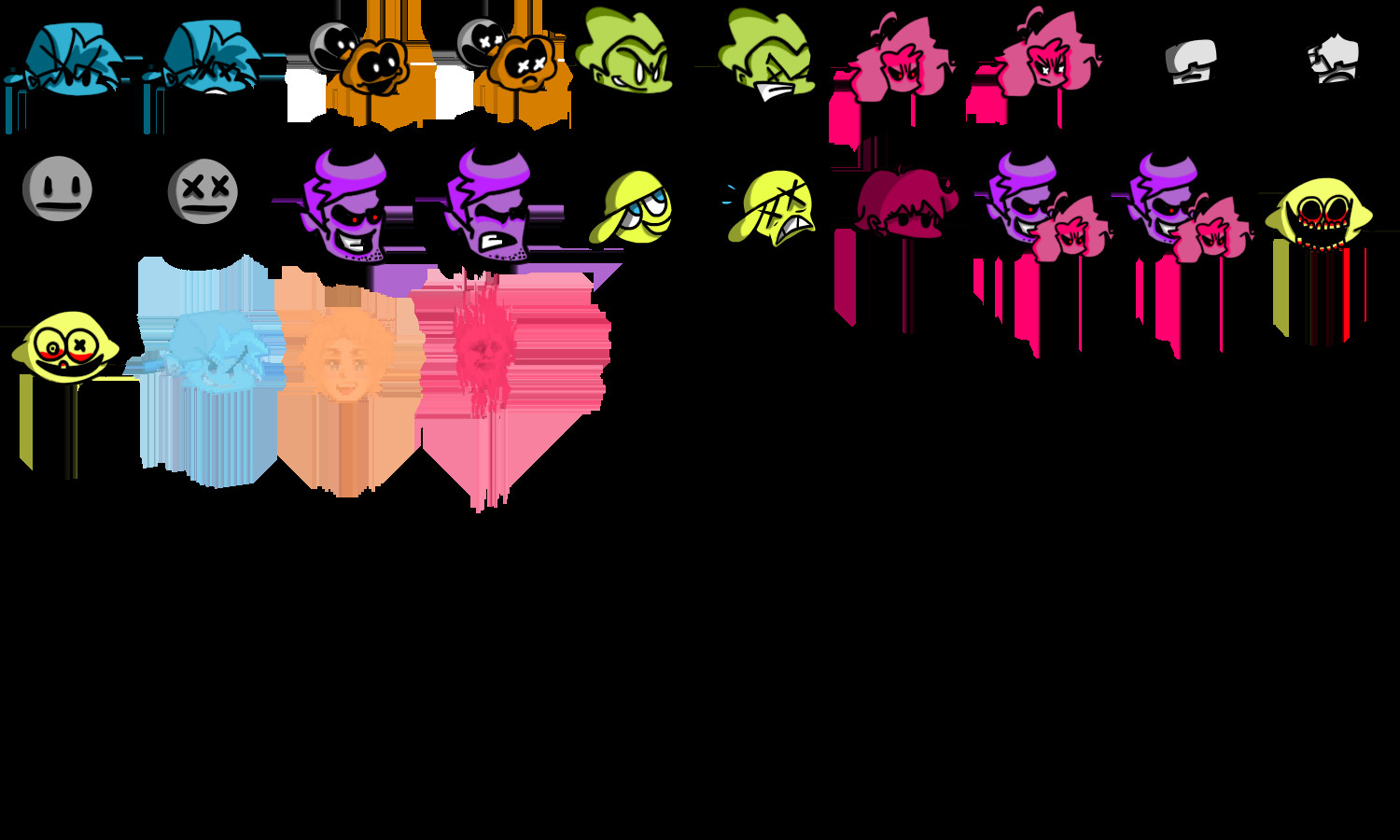 GD icon's [Friday Night Funkin'] [Mods]