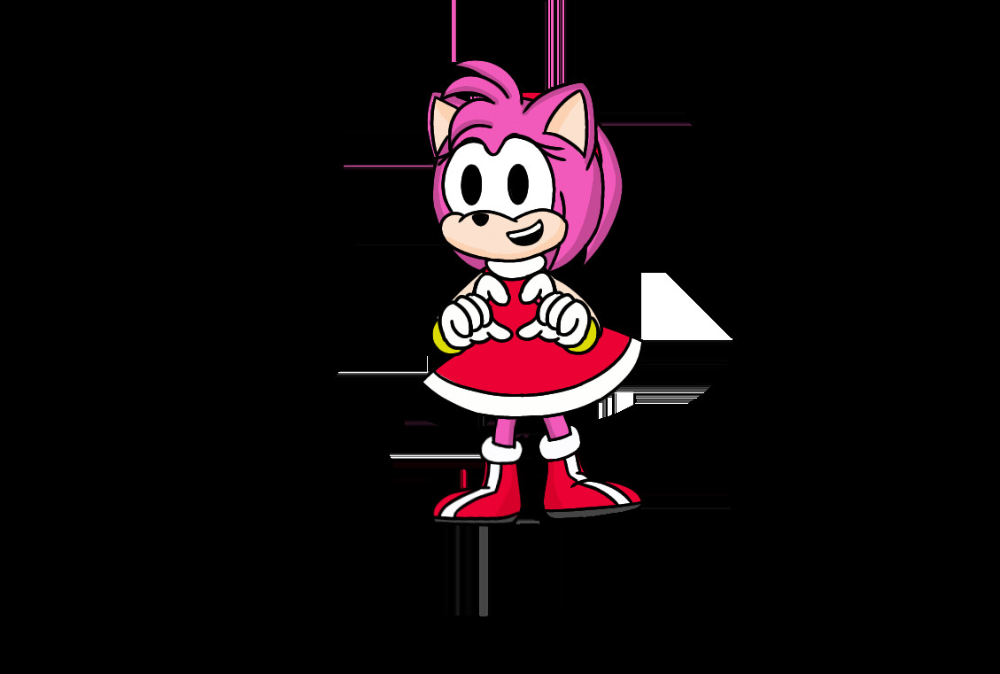 Amy Rose over Boyfriend Mod for Friday Night Funkin' | FNF Mods