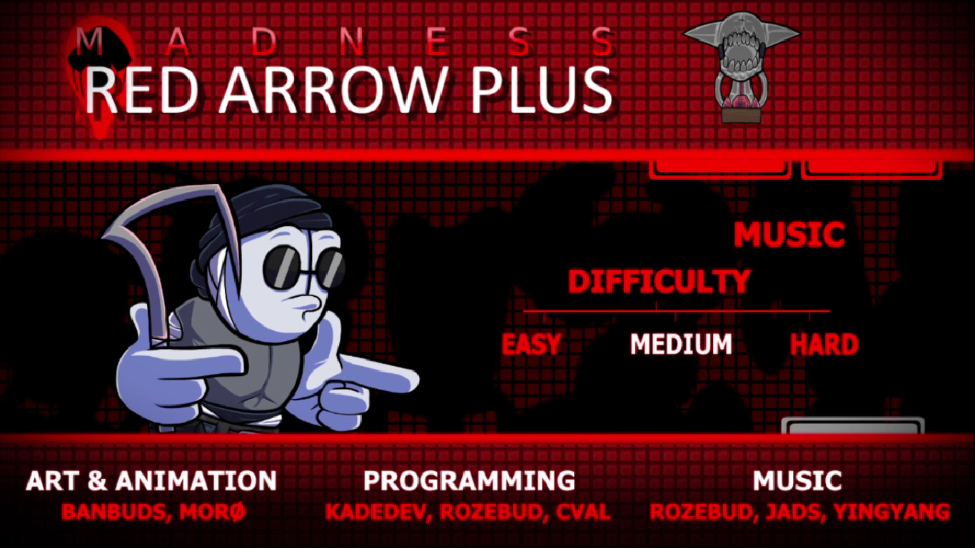 Tricky RED ARROW PLUS (demo) Mod for Friday Night Funkin' | FNF Mods