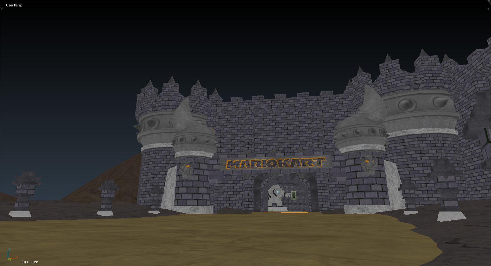 N64 Bowser's Castle Mod for Mario Kart 8 | MK8 Mods