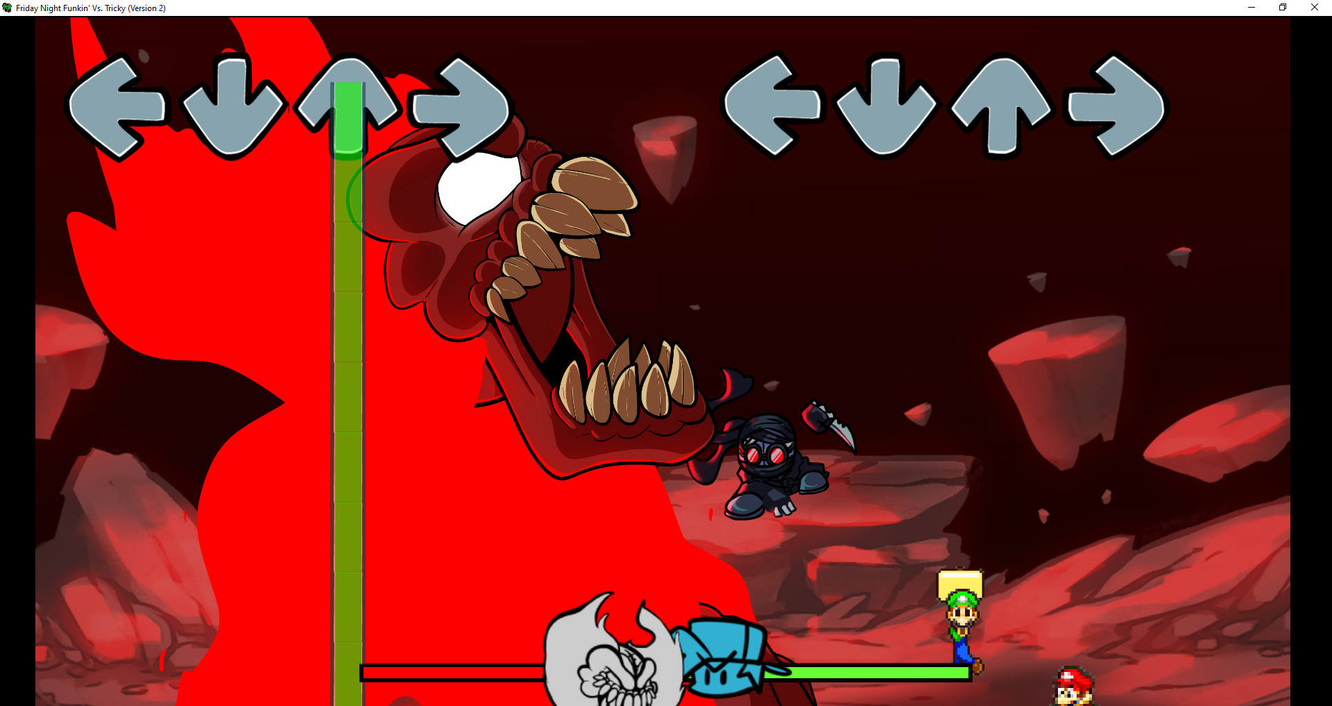 Tricky Phase 3 Mario & Luigi Mod for Friday Night Funkin' | FNF Mods