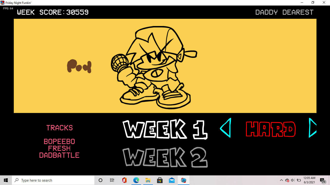 poop over daddydearest [Friday Night Funkin'] [Mods]