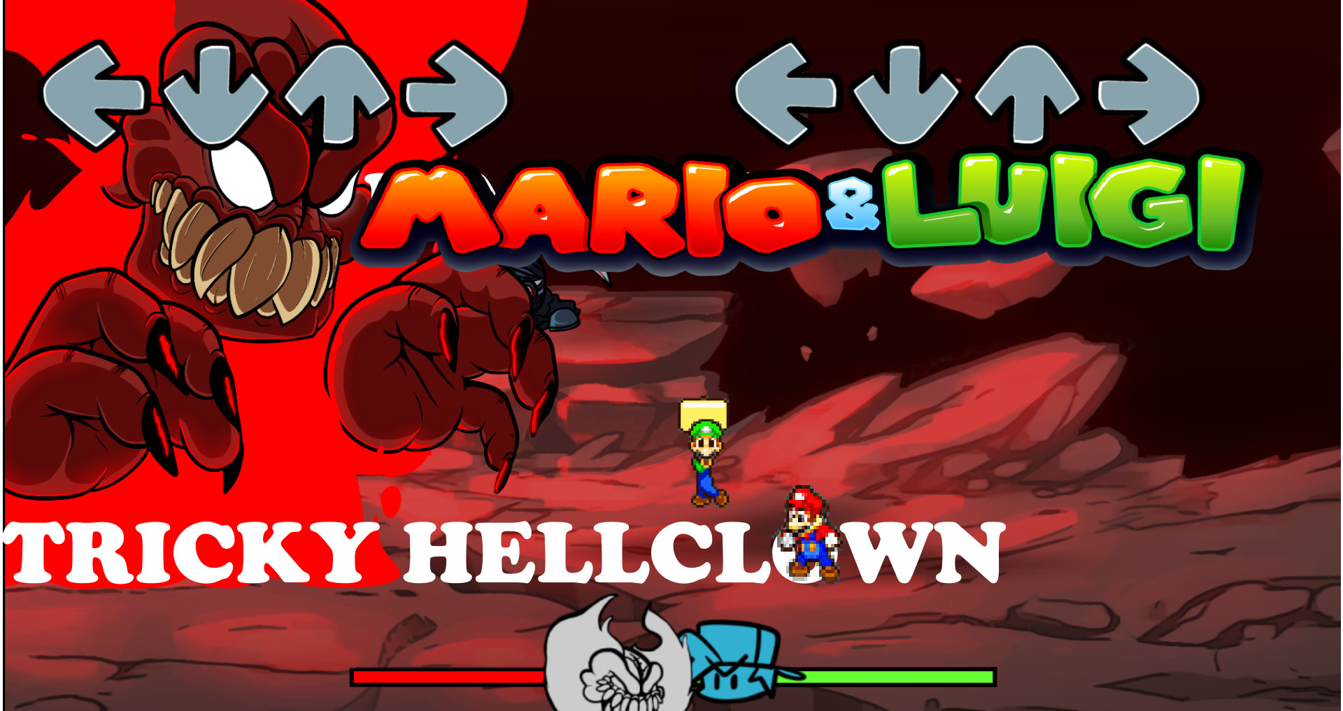 Tricky Phase 3 Mario & Luigi Mod for Friday Night Funkin' | FNF Mods