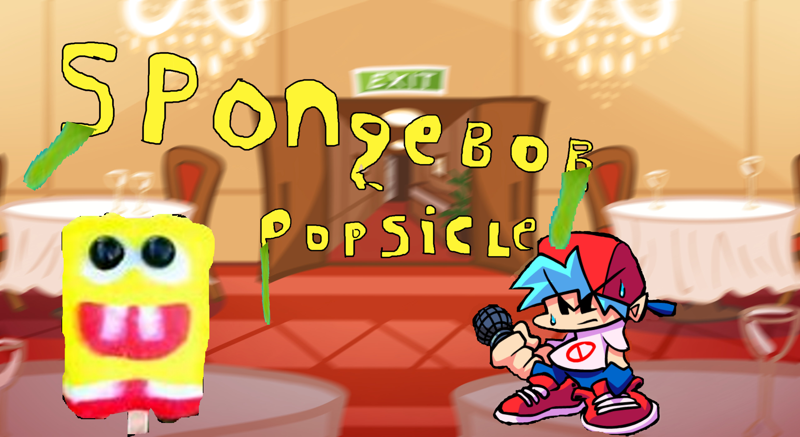 SpongeBob Popsicle [Friday Night Funkin'] [Mods]