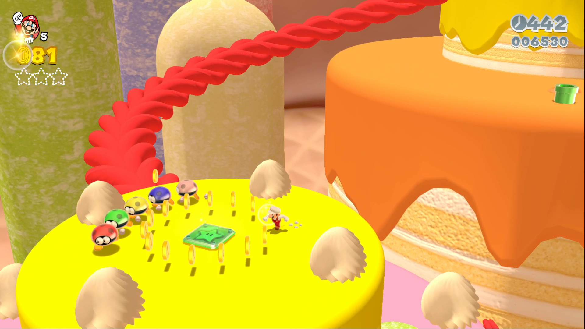 Sweet Treat Peak - Custom Level Mod for Super Mario 3D World + Bowser's ...