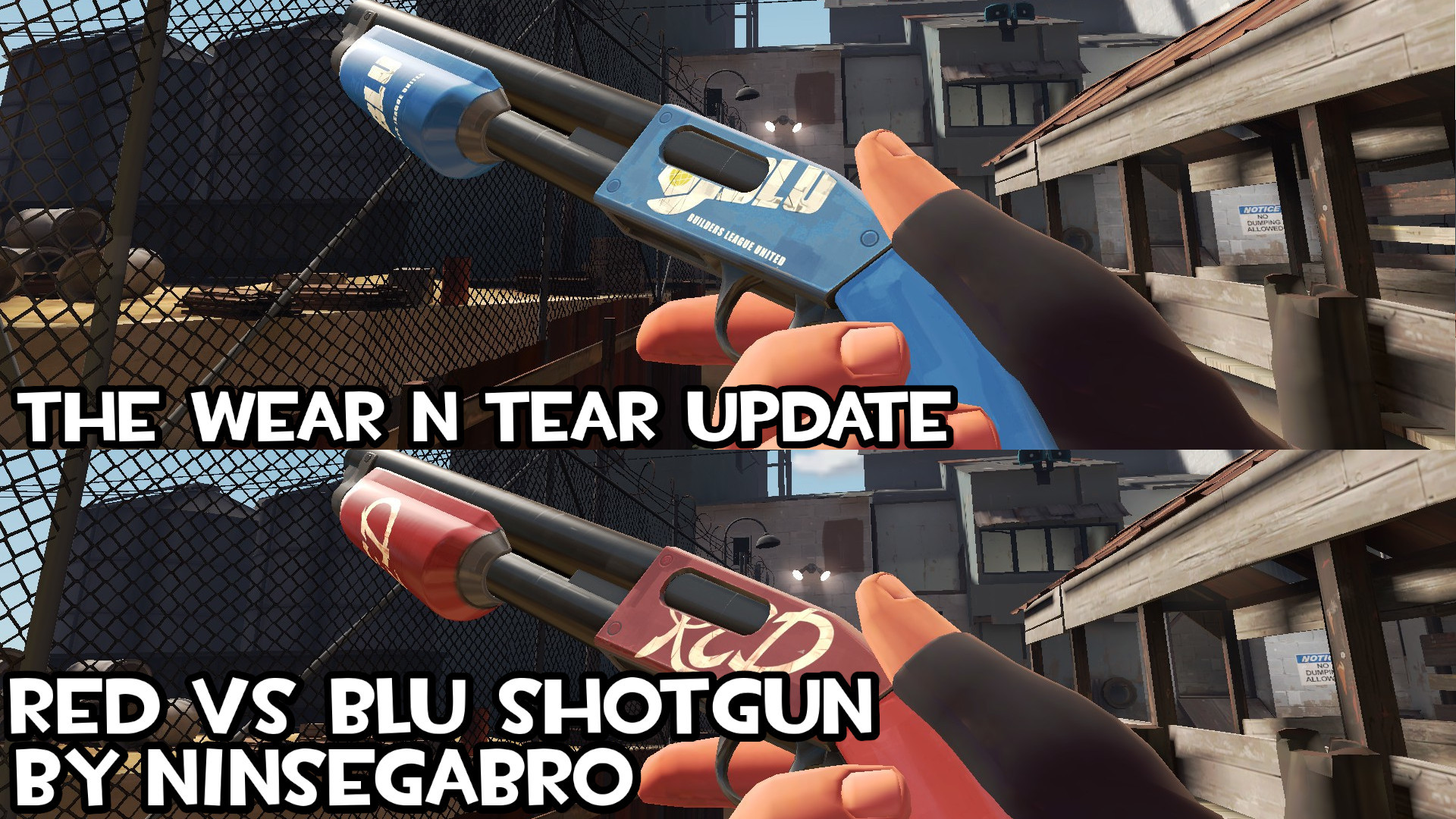 Red VS Blu Shotgun Mod for Team Fortress 2 | TF2 Mods