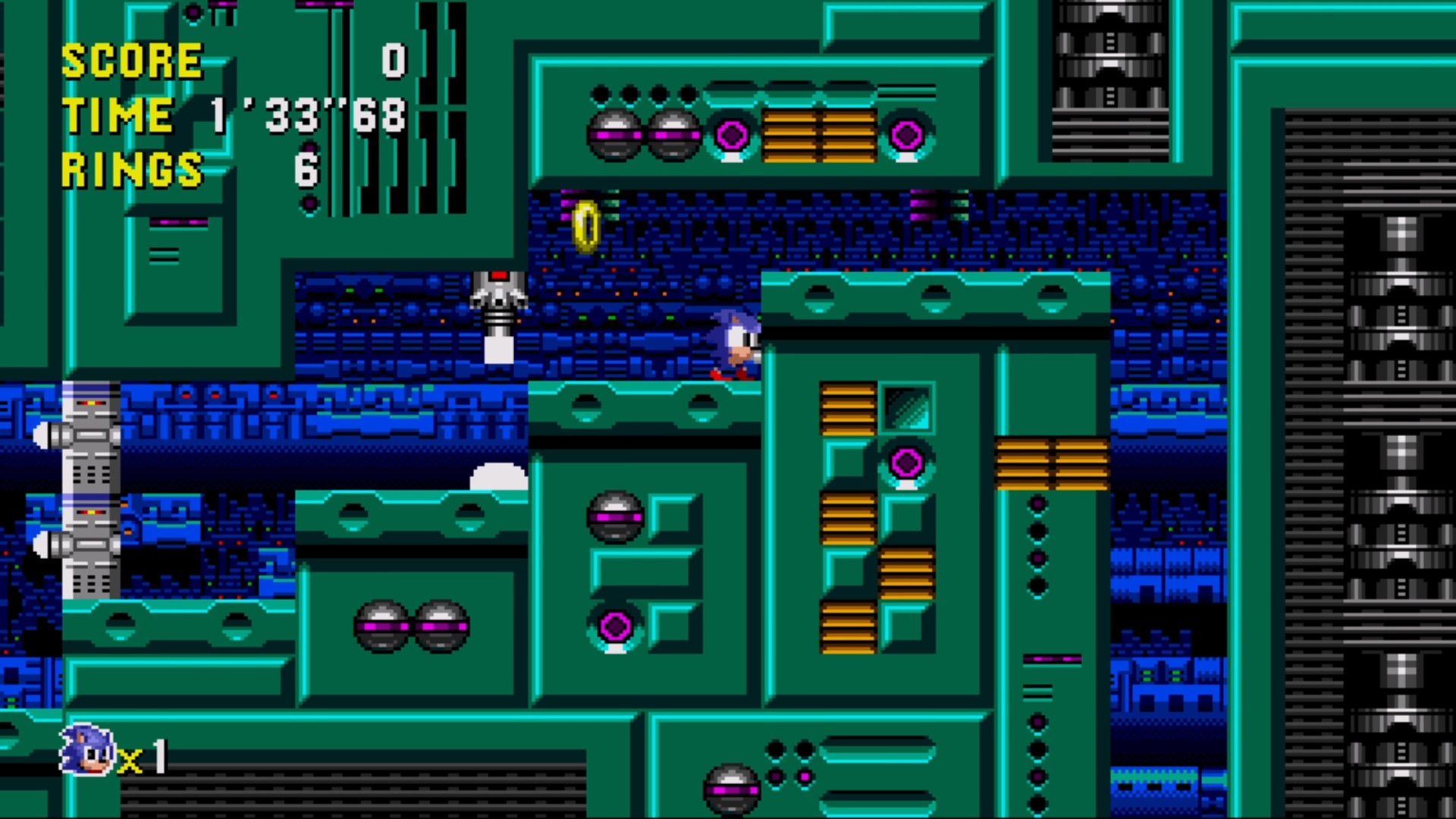 Mini Sonic + Mod for Sonic CD (2011) | SCD Mods