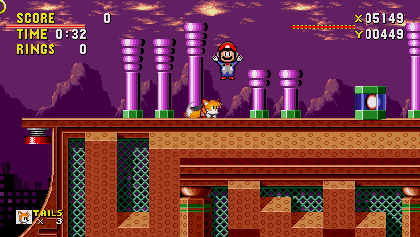 Checkpoint Mario from Sonic 4 (SNES) Mod for Sonic the Hedgehog (2013 ...