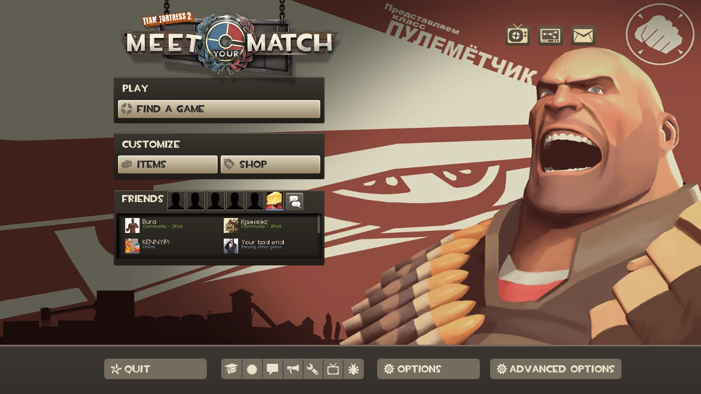 "Meet Your Match" Main menu Mod for Team Fortress 2 | TF2 Mods