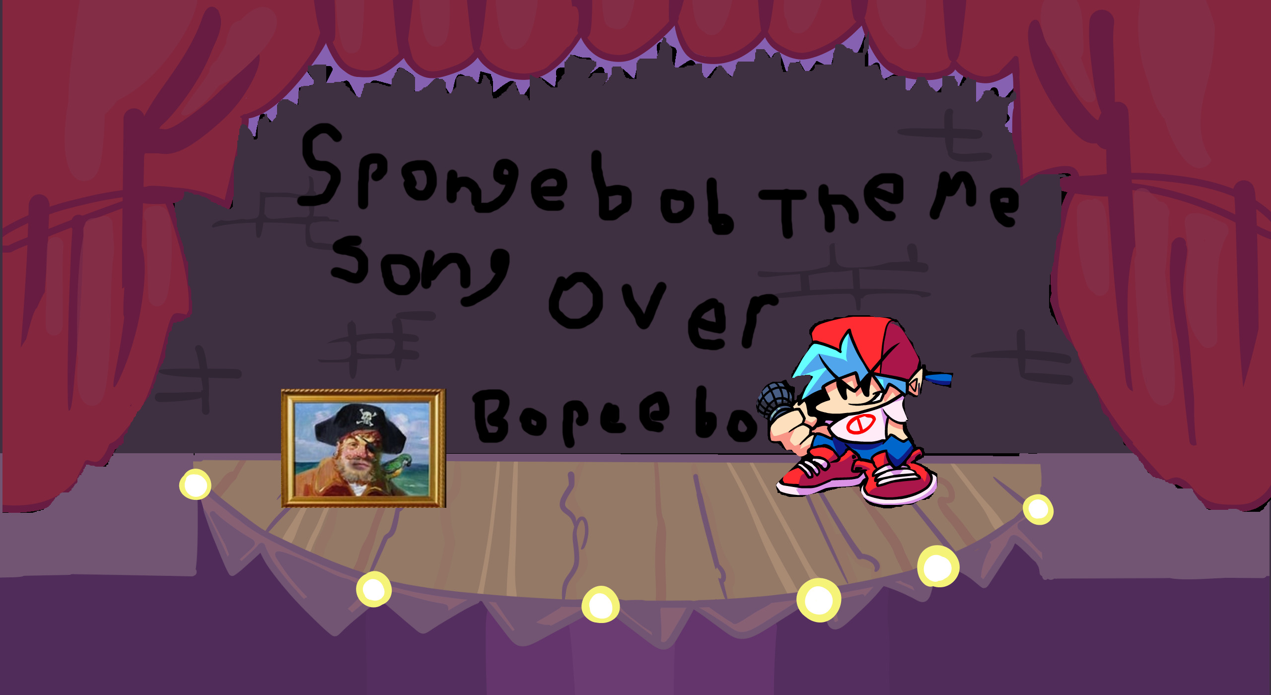 Theme Song Over Bopeebo Mod for Friday Night Funkin' | FNF Mods