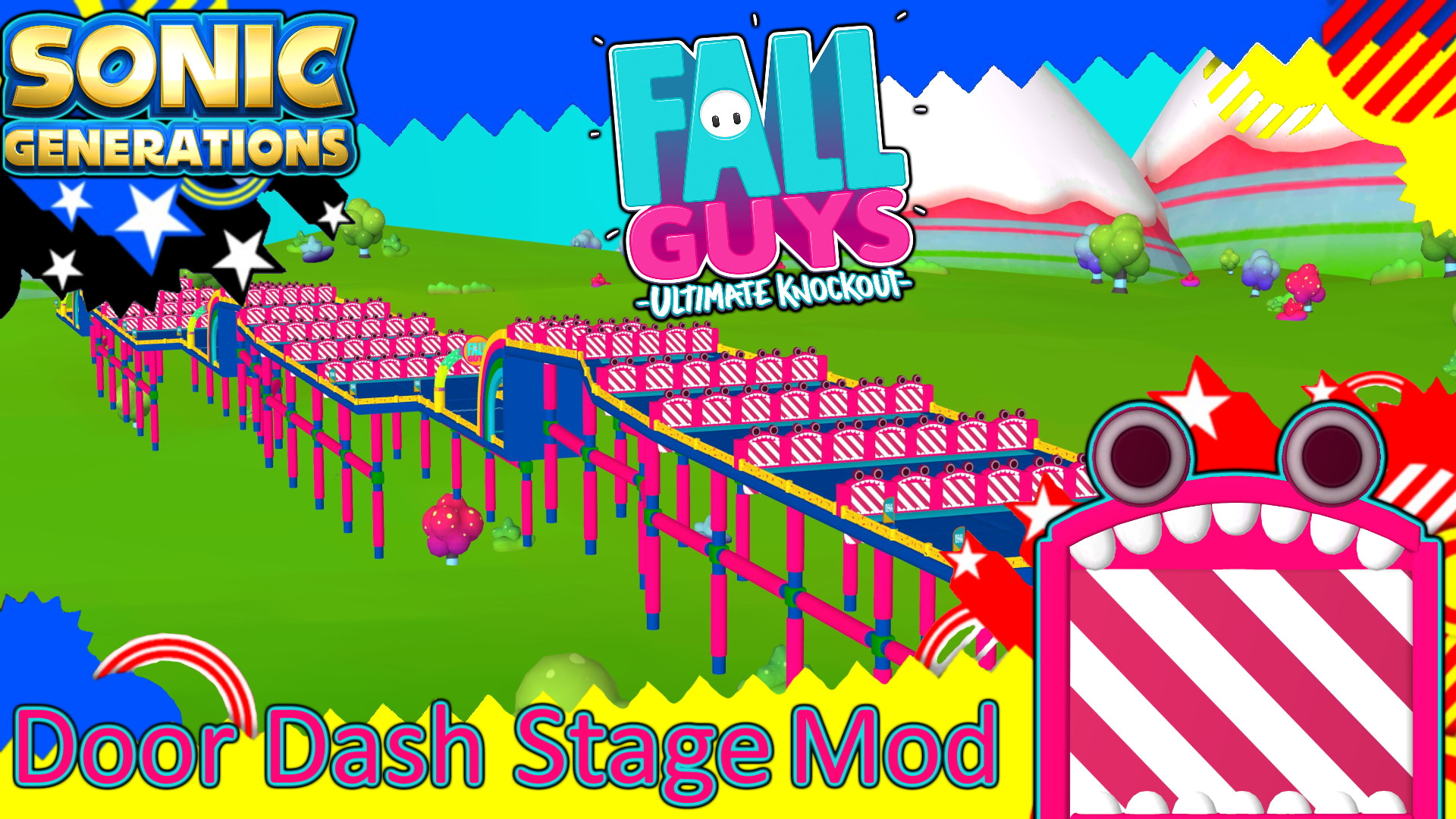 Sonic Generations Fall Guys Door Dash Stage Mod Mod for Sonic ...