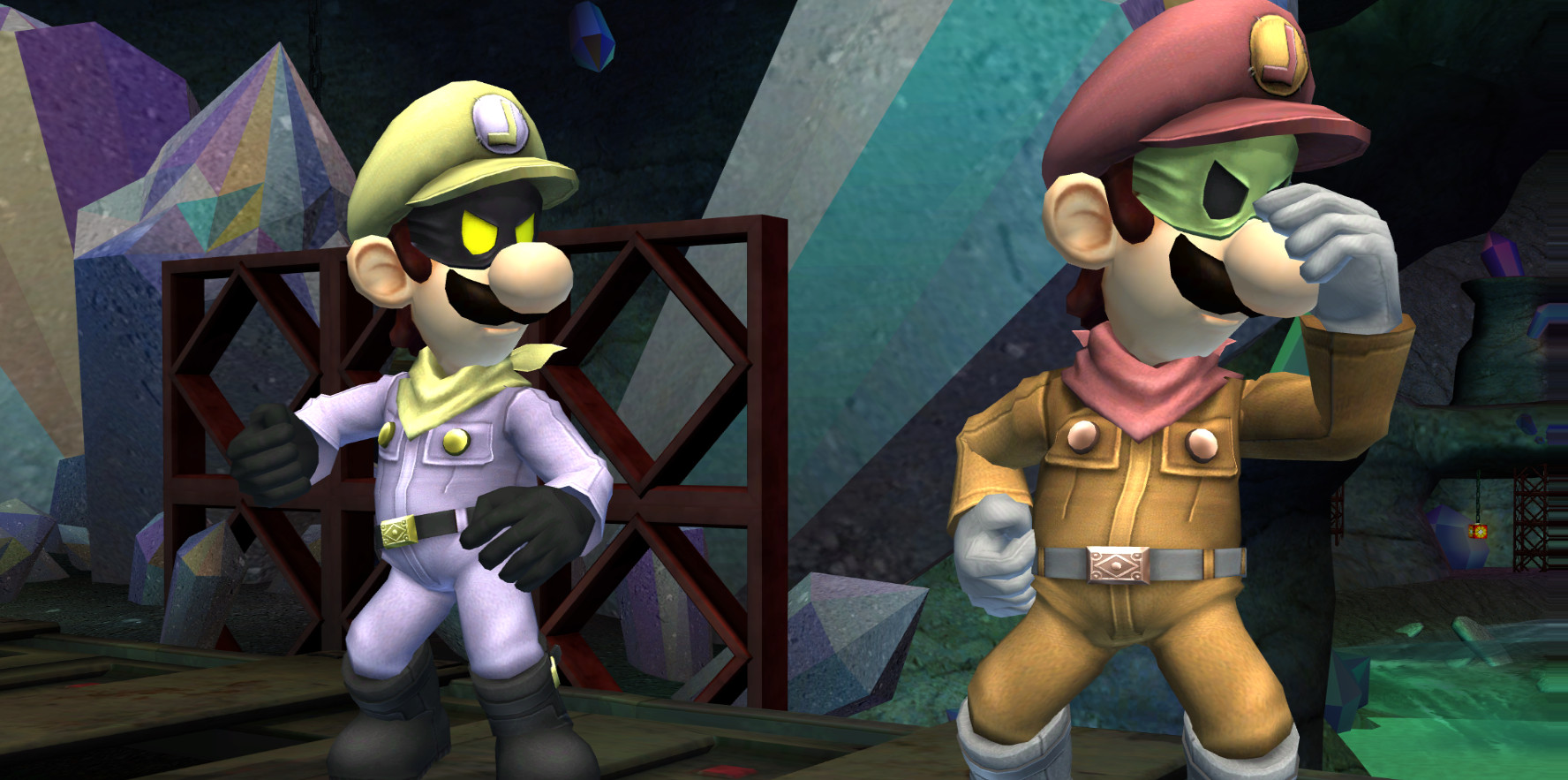 SJS Mr.L Super Paper Mario Recolor Pack Mod for Super Smash Bros. Brawl ...