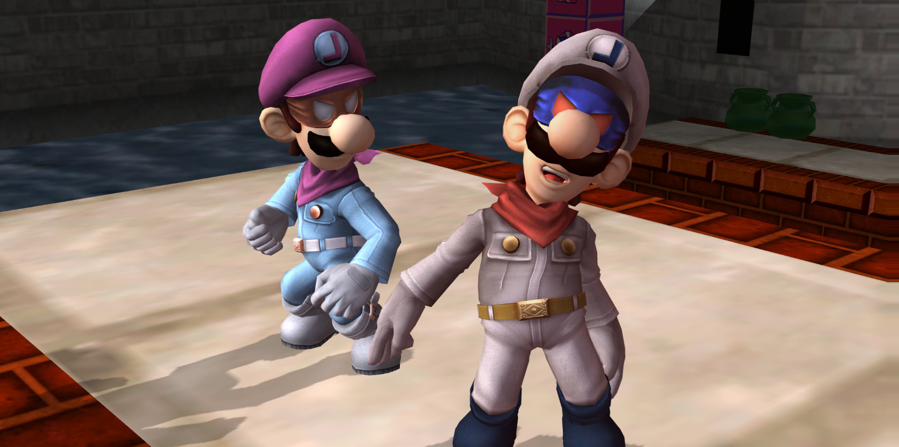 SJS Mr.L Super Paper Mario Recolor Pack Mod for Super Smash Bros. Brawl ...