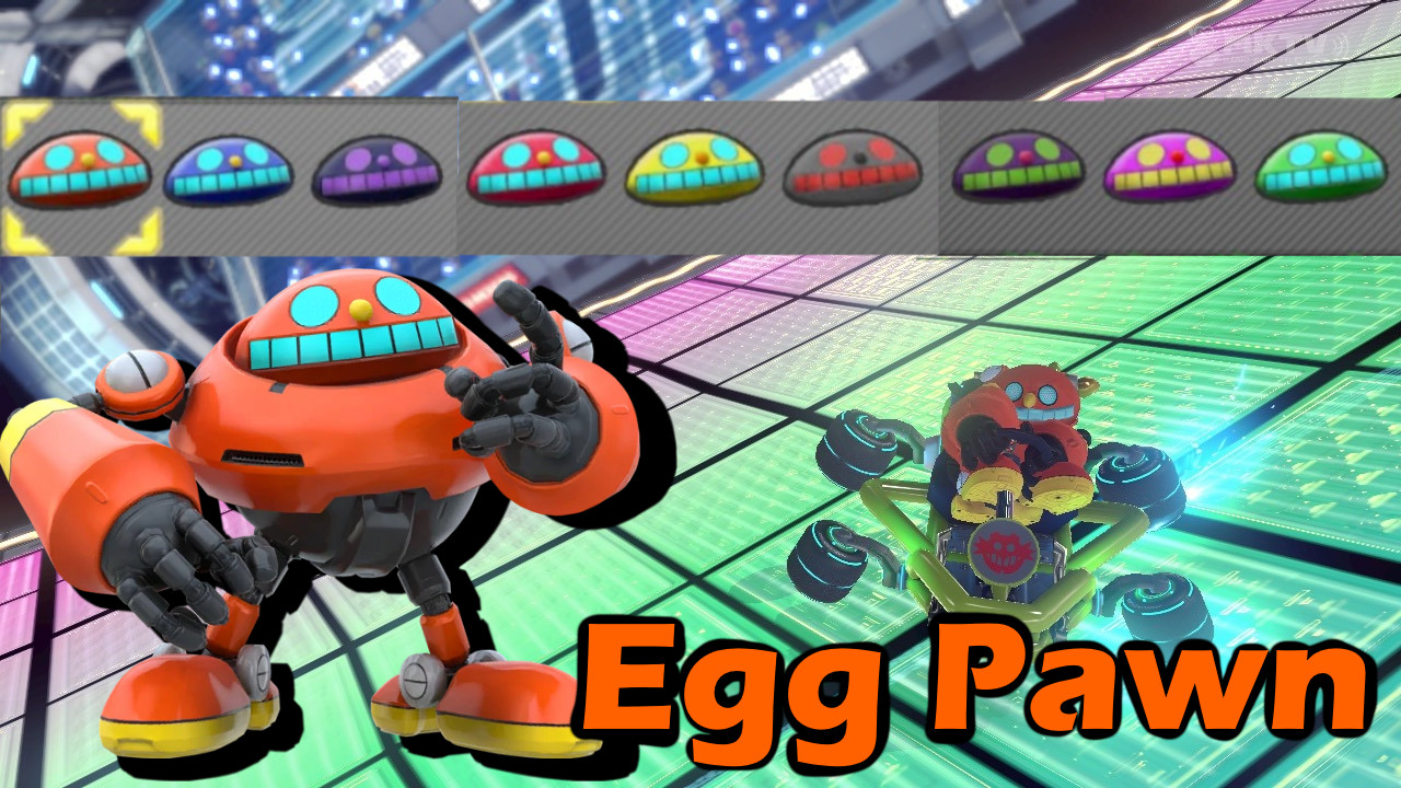 Egg Pawns over Yoshi [Mario Kart 8] [Mods]