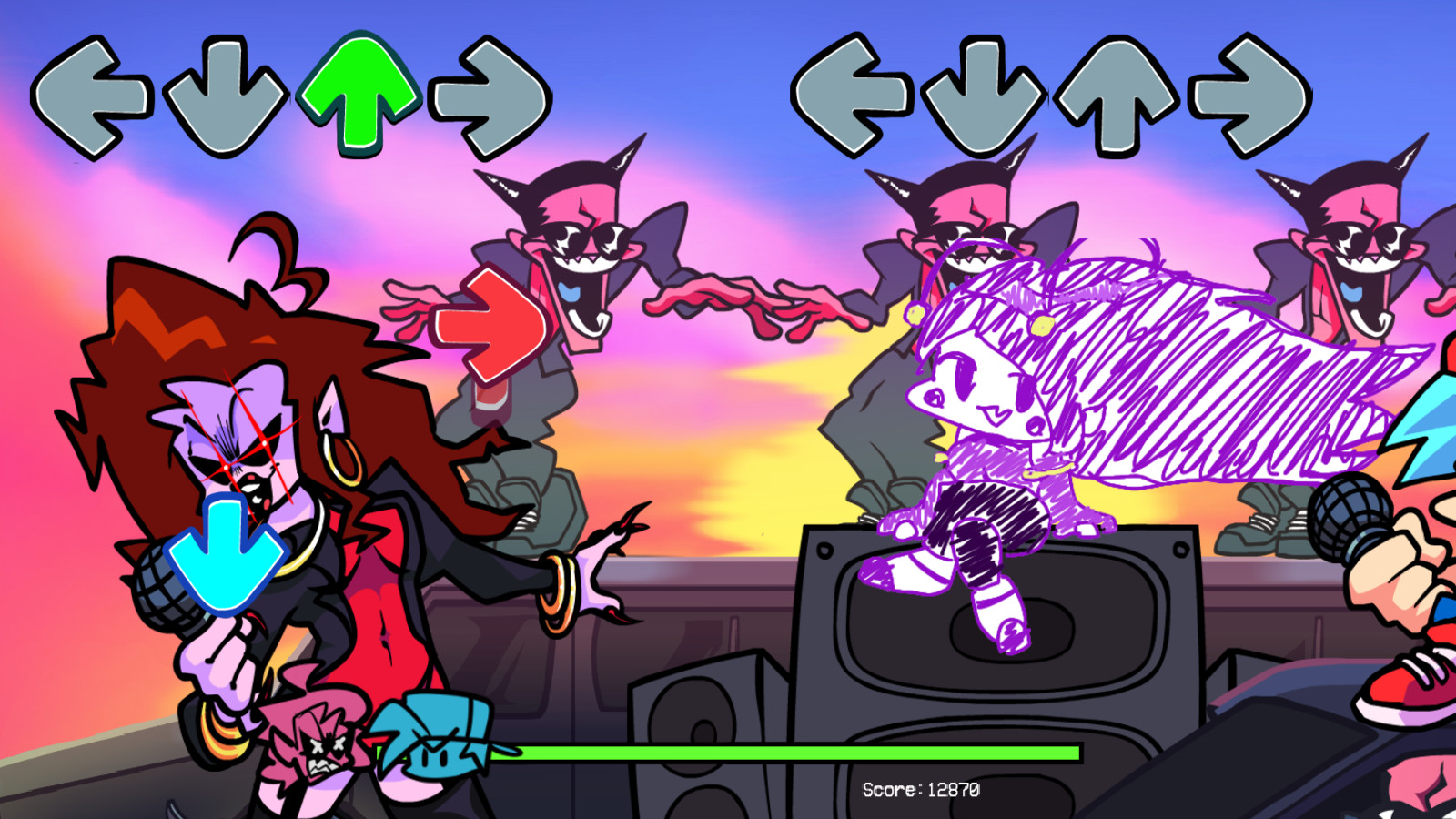 FNF alya over gf! (wip) Mod for Friday Night Funkin' | FNF Mods