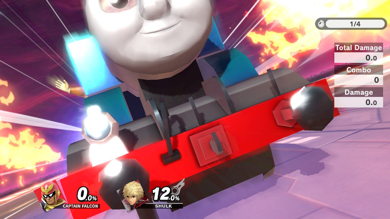 Thomas The Tank Engine over Blue Falcon Mod for Super Smash Bros ...