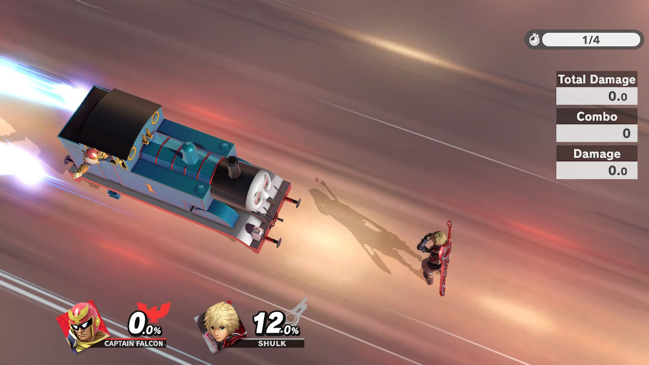 Thomas The Tank Engine over Blue Falcon Mod for Super Smash Bros ...