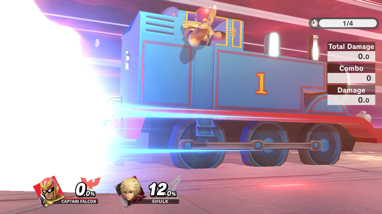 Thomas The Tank Engine over Blue Falcon Mod for Super Smash Bros ...