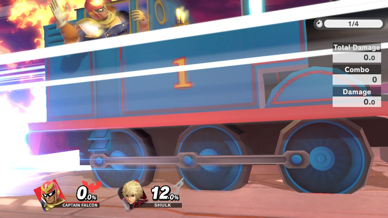 Thomas The Tank Engine over Blue Falcon Mod for Super Smash Bros ...