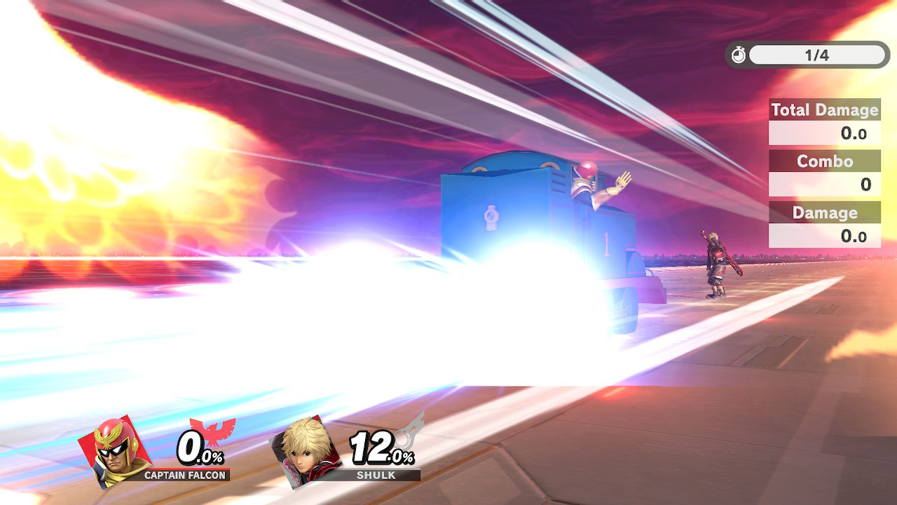 Thomas The Tank Engine over Blue Falcon Mod for Super Smash Bros ...