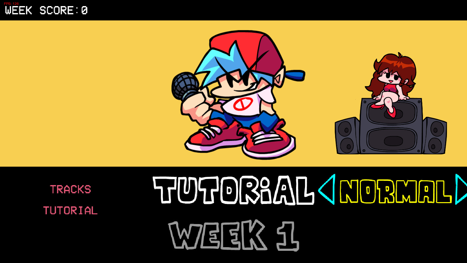 campaign menu UI characters with color! Mod for Friday Night Funkin ...