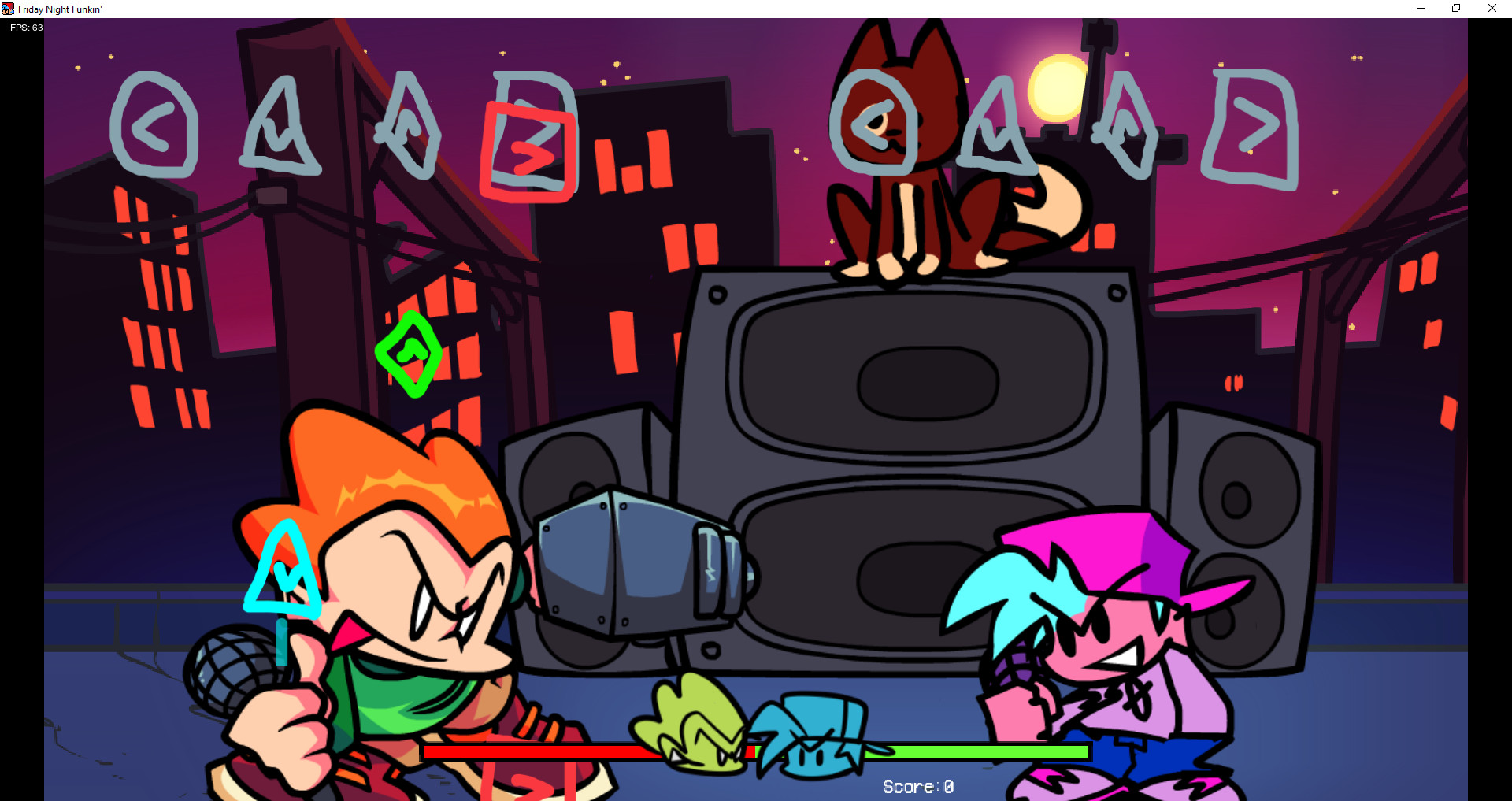 shapes over arrows Mod for Friday Night Funkin' | FNF Mods