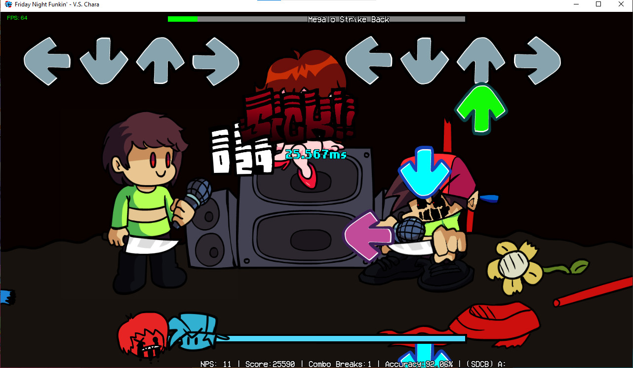 Bf Chara Mod for Friday Night Funkin' | FNF Mods