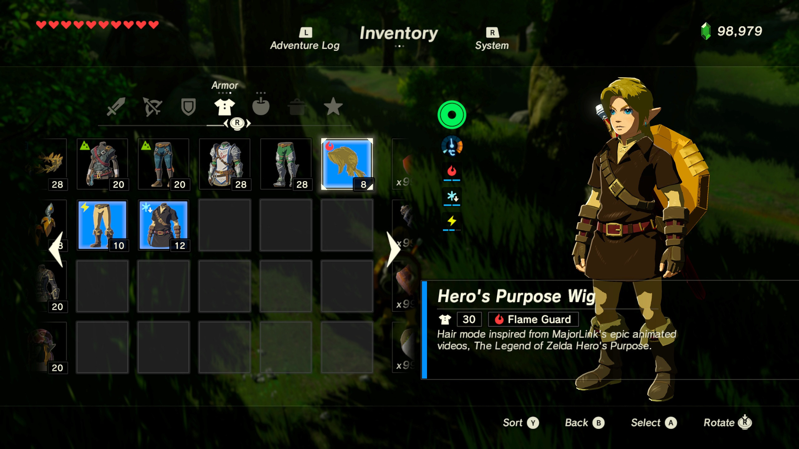 Hero's Purpose Link Mod for The Legend of Zelda: Breath of the Wild ...
