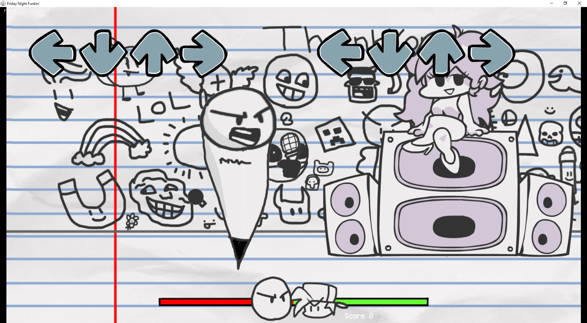 Vs Minus Sketchy Mod for Friday Night Funkin' | FNF Mods