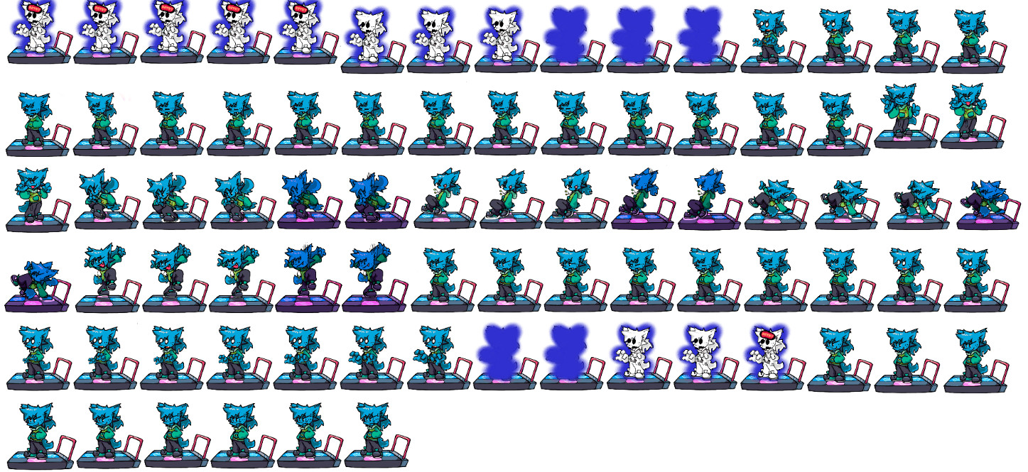 Kapi Blue Playable Skin Mod for Friday Night Funkin' | FNF Mods