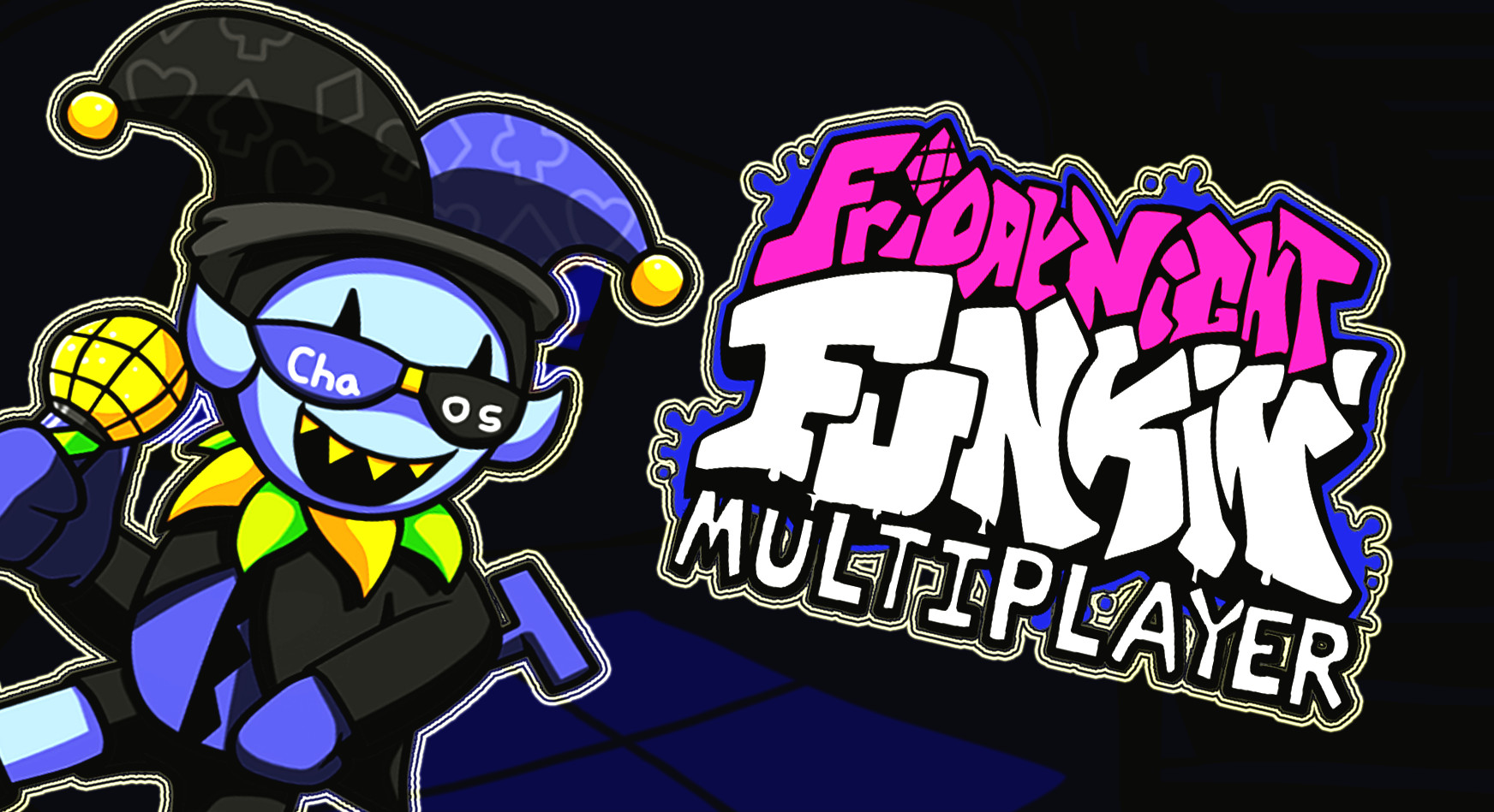 VS. Jevil Mod For FNF Multiplayer! Mod for Friday Night Funkin' | FNF Mods
