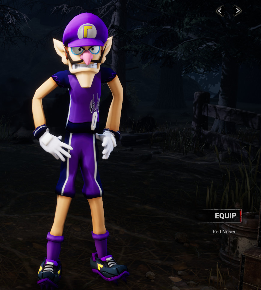 Waluigi over Steve Harrington Mod for Dead by Daylight | DBD Mods