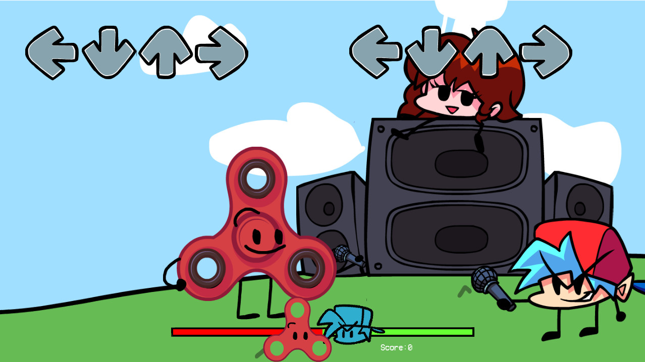 V.S. Fidget Spinner Full Week Preview [Friday Night Funkin'] [Mods]