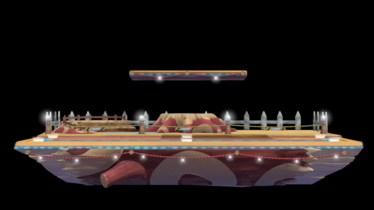 No Background Smashville Mod for Super Smash Bros. Ultimate | SSBU Mods