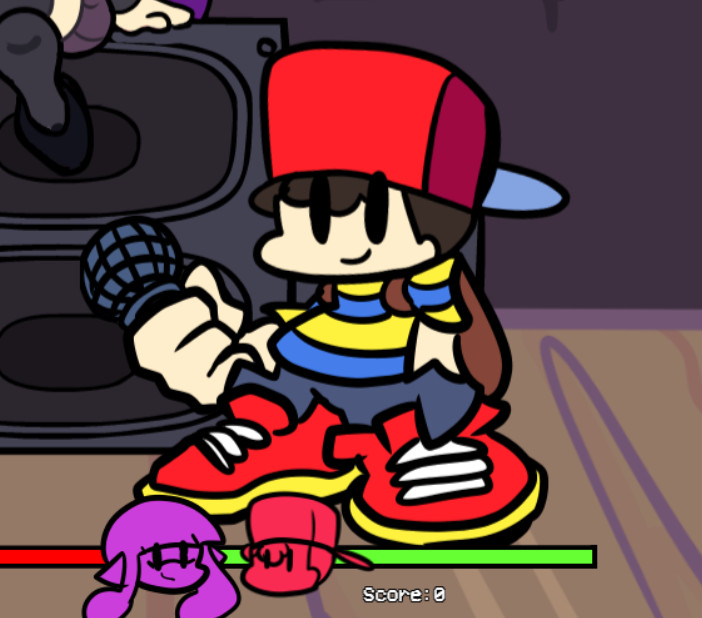 Ness Over Boyfriend mod!! Mod for Friday Night Funkin' | FNF Mods