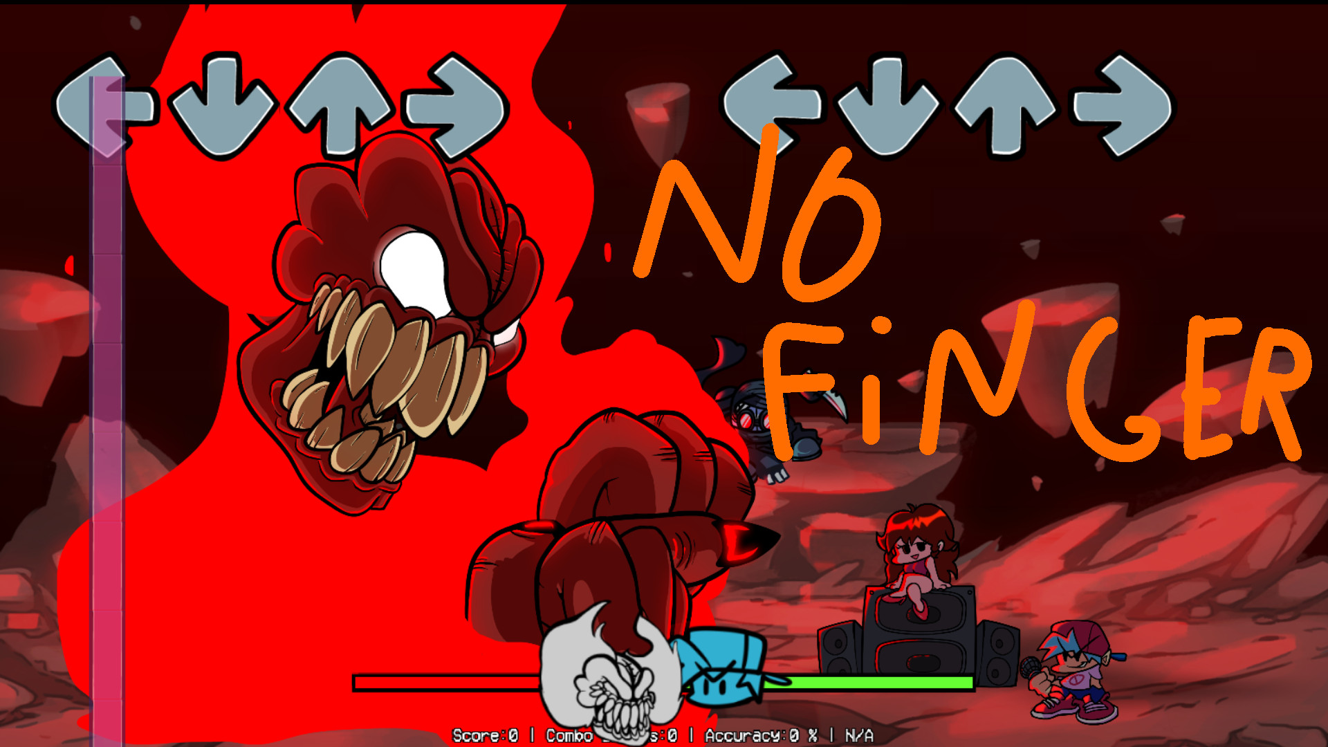 Tricky phase 3 But no middle finger [Friday Night Funkin'] [Mods]