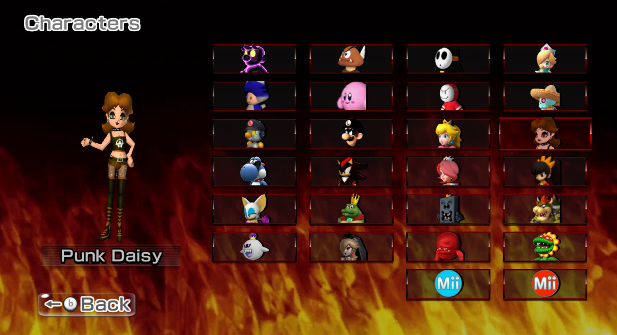 Daisy (Punk) Mod for Mario Kart Wii | MKWii Mods