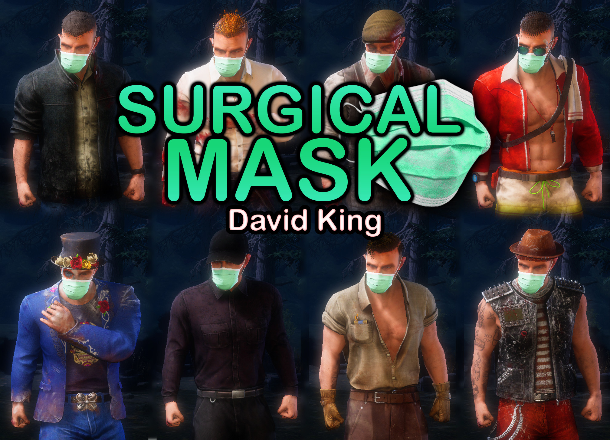 Surgical Mask - David King Mod for Dead by Daylight | DBD Mods