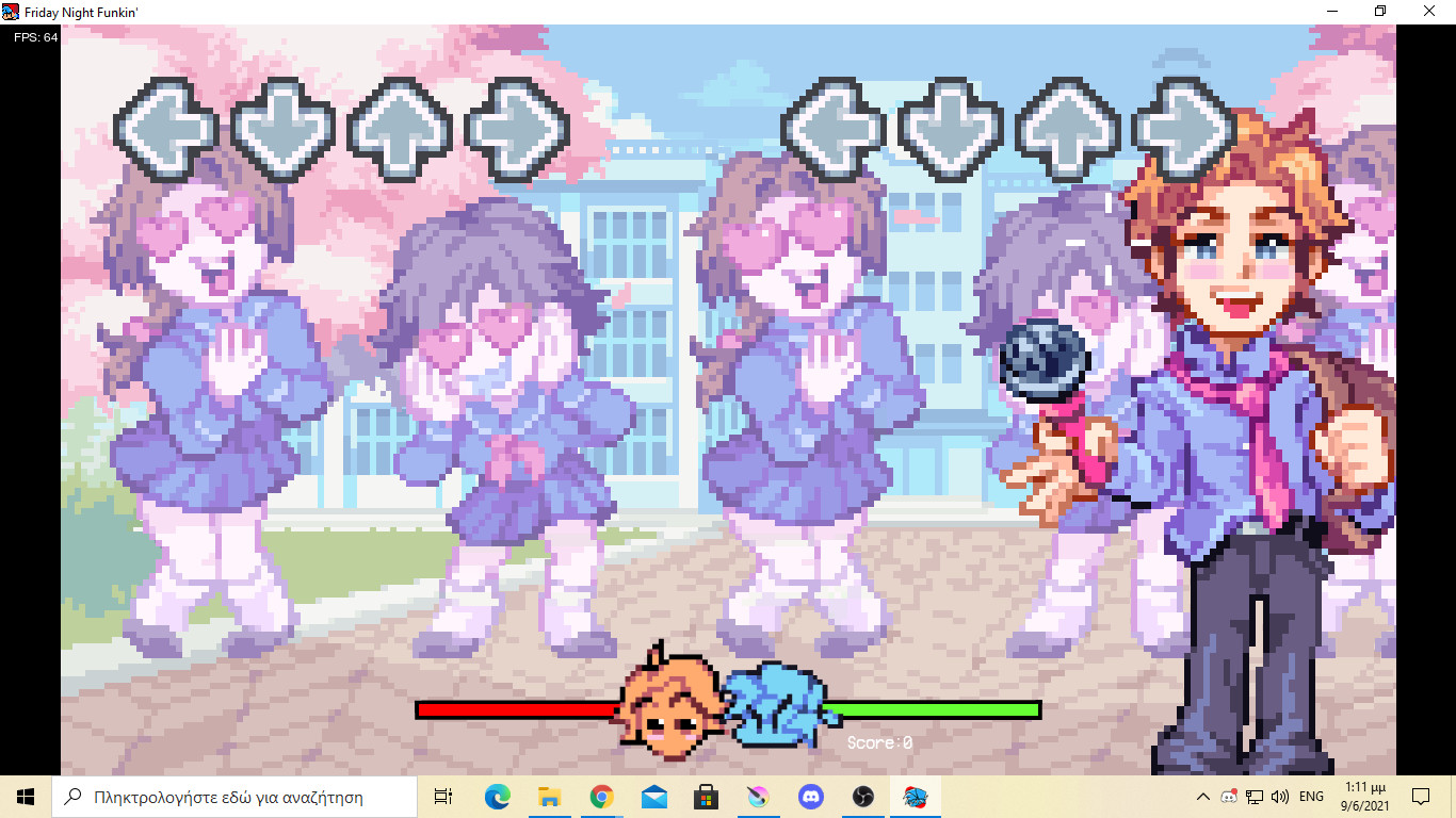 fnf senpai sings aishite [Friday Night Funkin'] [Mods]