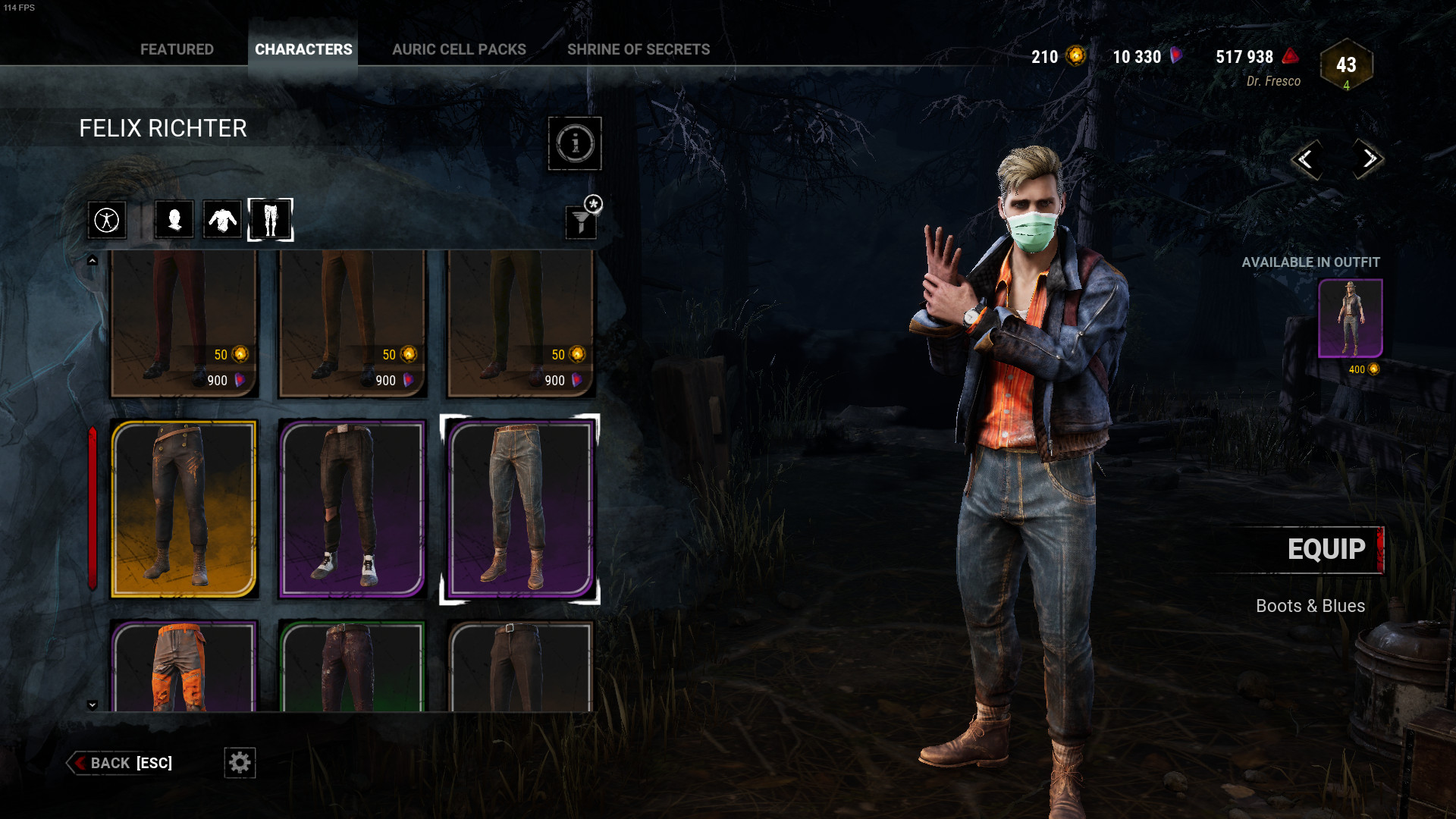 Surgical Mask - Felix Richter [Dead by Daylight] [Mods]