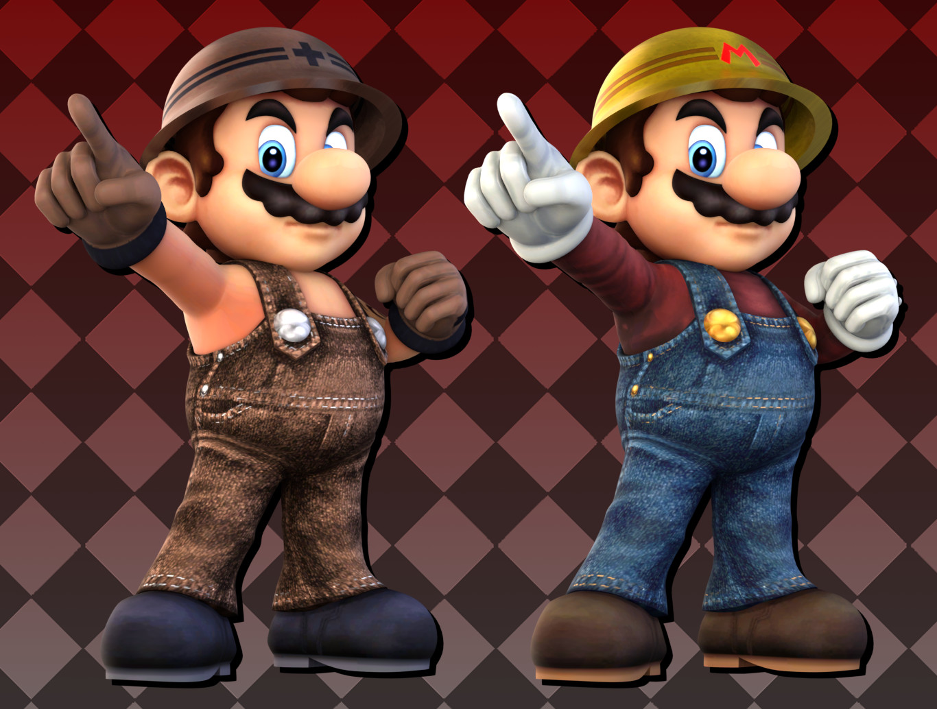 SJS Season 5 Mario Pose Cosmetic Mega Pack Mod for Super Smash Bros ...