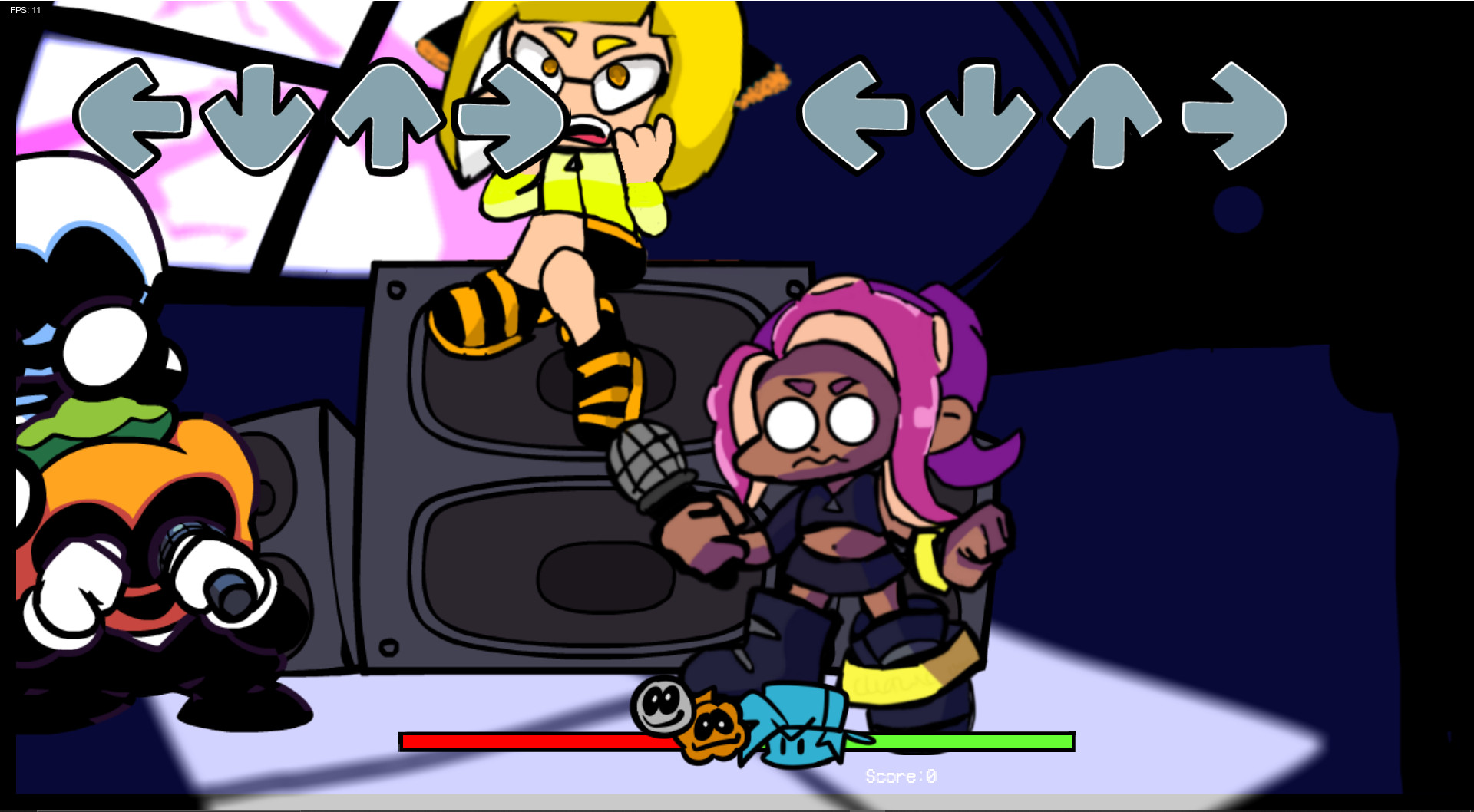 Agent 8 Over Boyfriend Mod for Friday Night Funkin' | FNF Mods