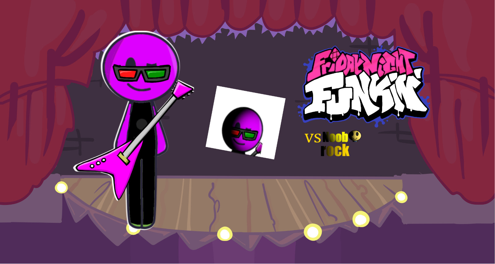 V.S. Rock Noob (Full Week!) (Old) [Friday Night Funkin'] [Mods]