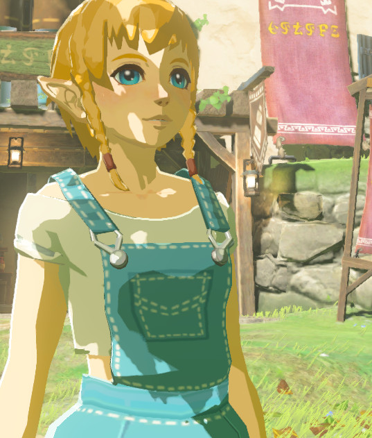 Linkle Overall Denim Dress Mod for The Legend of Zelda: Breath of the ...
