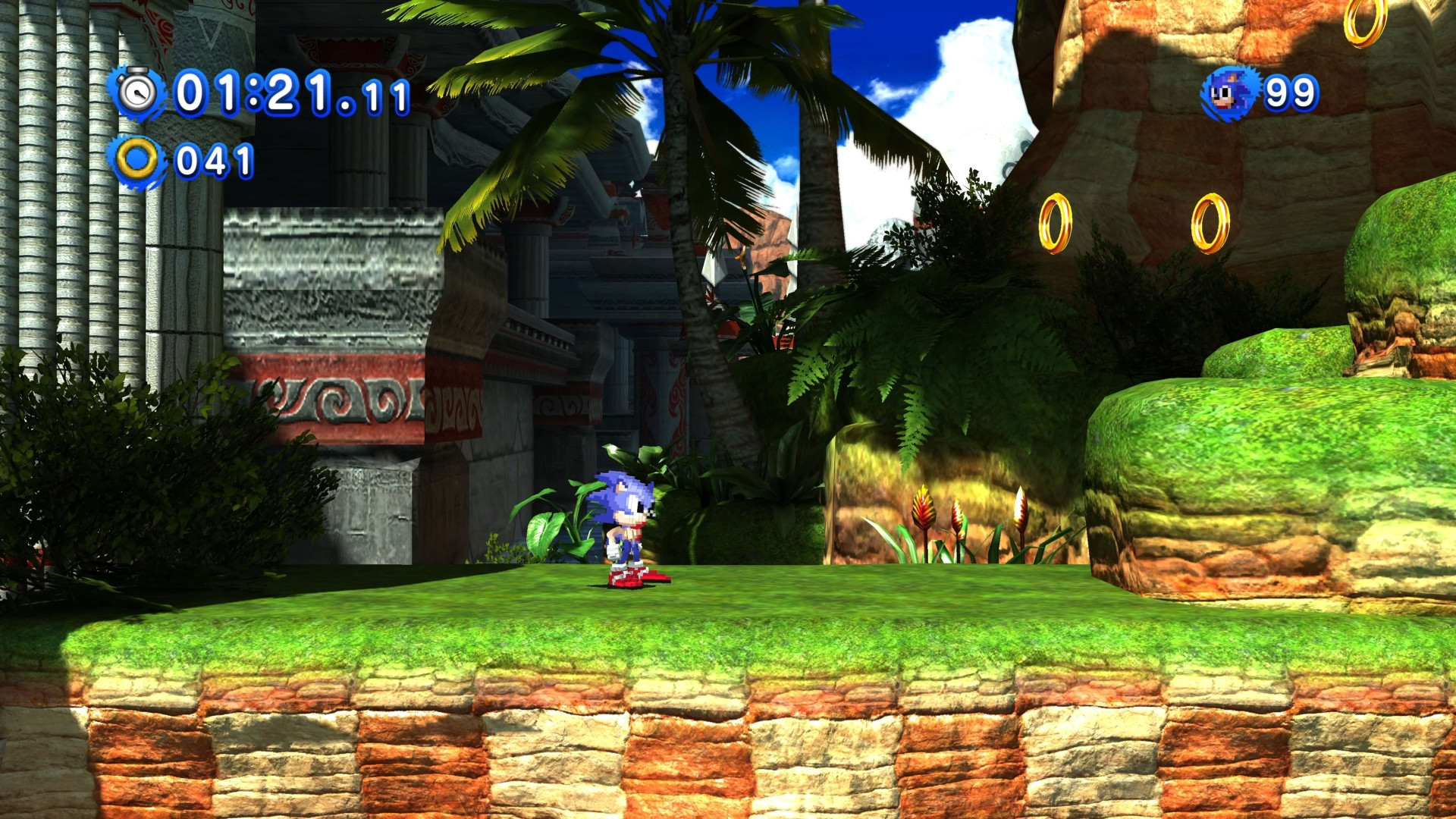 Sonic Generations 3D Pixel Sonic Mod Mod for Sonic Generations (2011 ...