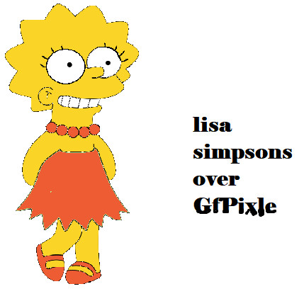 Lisa Simpson over GirlFriend Week 6 Mod for Friday Night Funkin' | FNF Mods