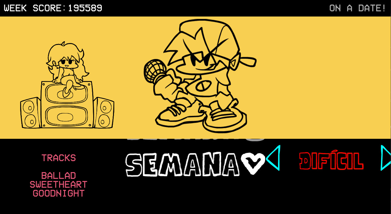 FNF | Date with GF Mod | Traduzido em PT-BR Mod for Friday Night Funkin ...