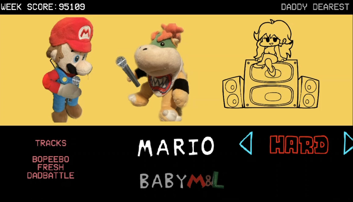 FNF:Bowser Jr Plush Mod [Friday Night Funkin'] [Mods]