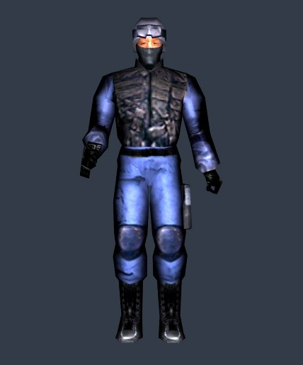 Blue Swat Suit [Counter-Strike Beta 6.1] [Mods]
